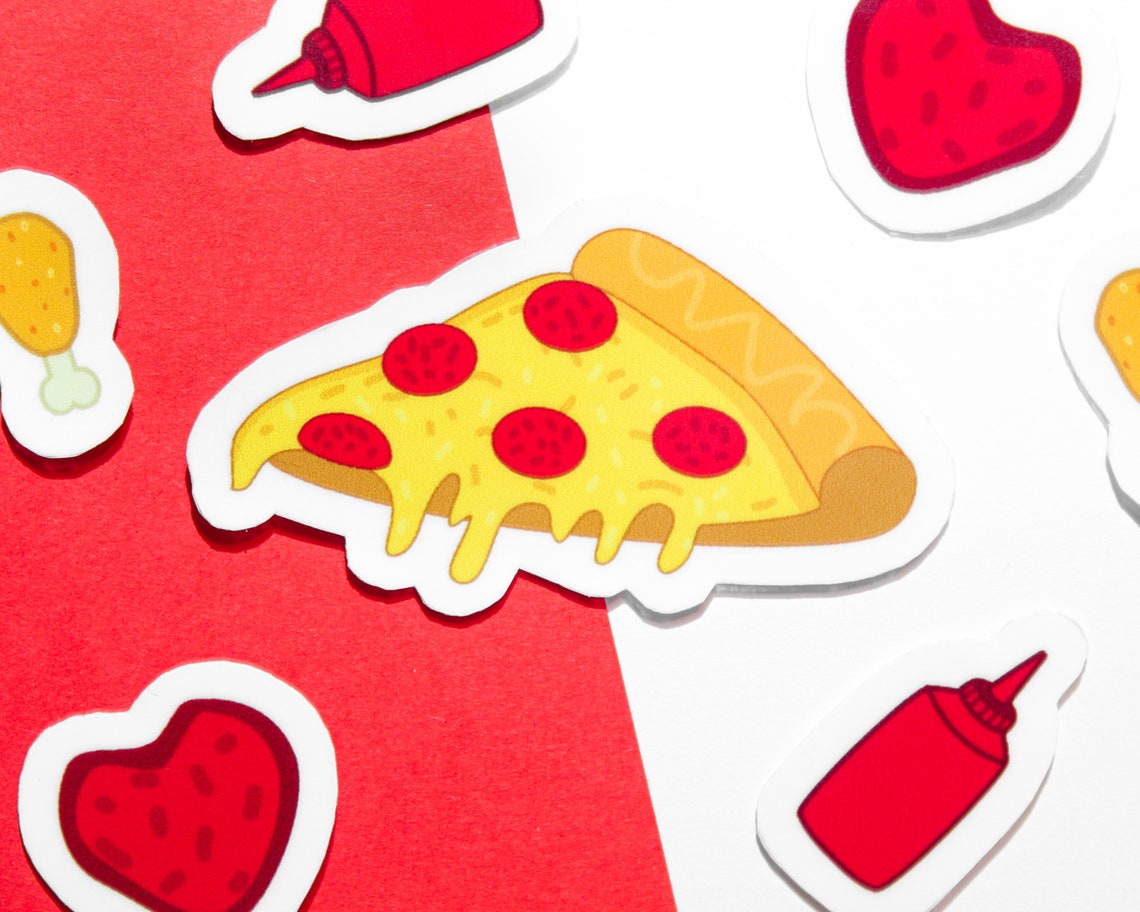Fast Food Stickers | Junk Food Stickers | Cheat Day Stickers | Takeaway ...