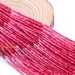 Pink Topaz Gemstone Round Beads, 2mm Faceted Round Beads, 13" Long ...