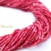 Pink Topaz Gemstone Round Beads, 2mm Faceted Round Beads, 13" Long ...