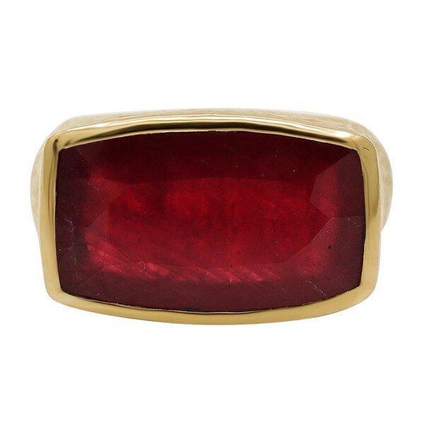 Ruby Men Ring - Etsy