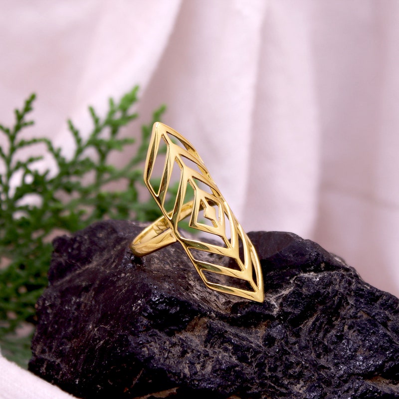 Full Gold Finger Rings for Women - Etsy