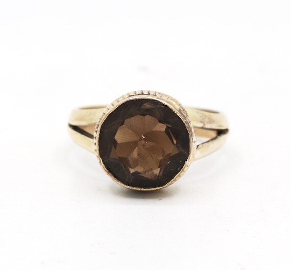 Smoky Topaz Silver Ring Silver Smoky Topaz Ring Natural | Etsy