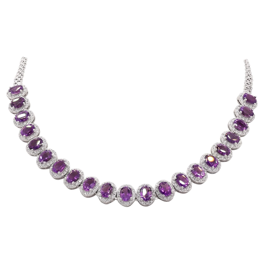 Amethyst Wedding Jewelry Set, Prom Jewelry Set, Bridesmaids Jewelry Set ...
