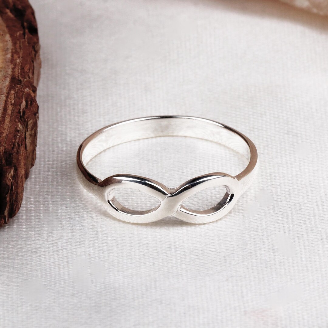 925 Sterling Silver Ring, Infinity Silver Ring, Dainty Infinity Ring ...
