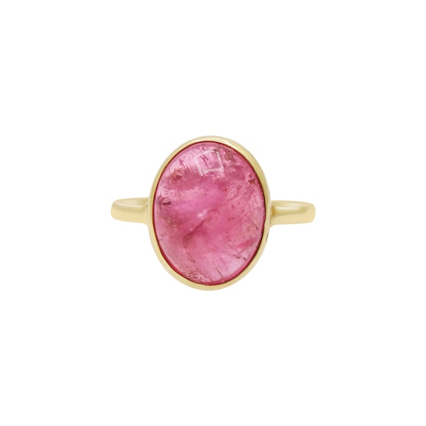 Pink Tourmaline Ring - Etsy