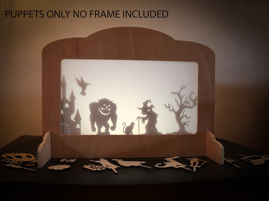 Shadow Puppet Sets, Fairy Tale Shadow Puppets, Wooden Play Set ...