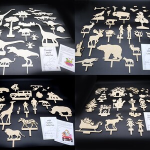 Shadow Puppet Sets, Fairy Tale Shadow Puppets, Wooden Play Set ...