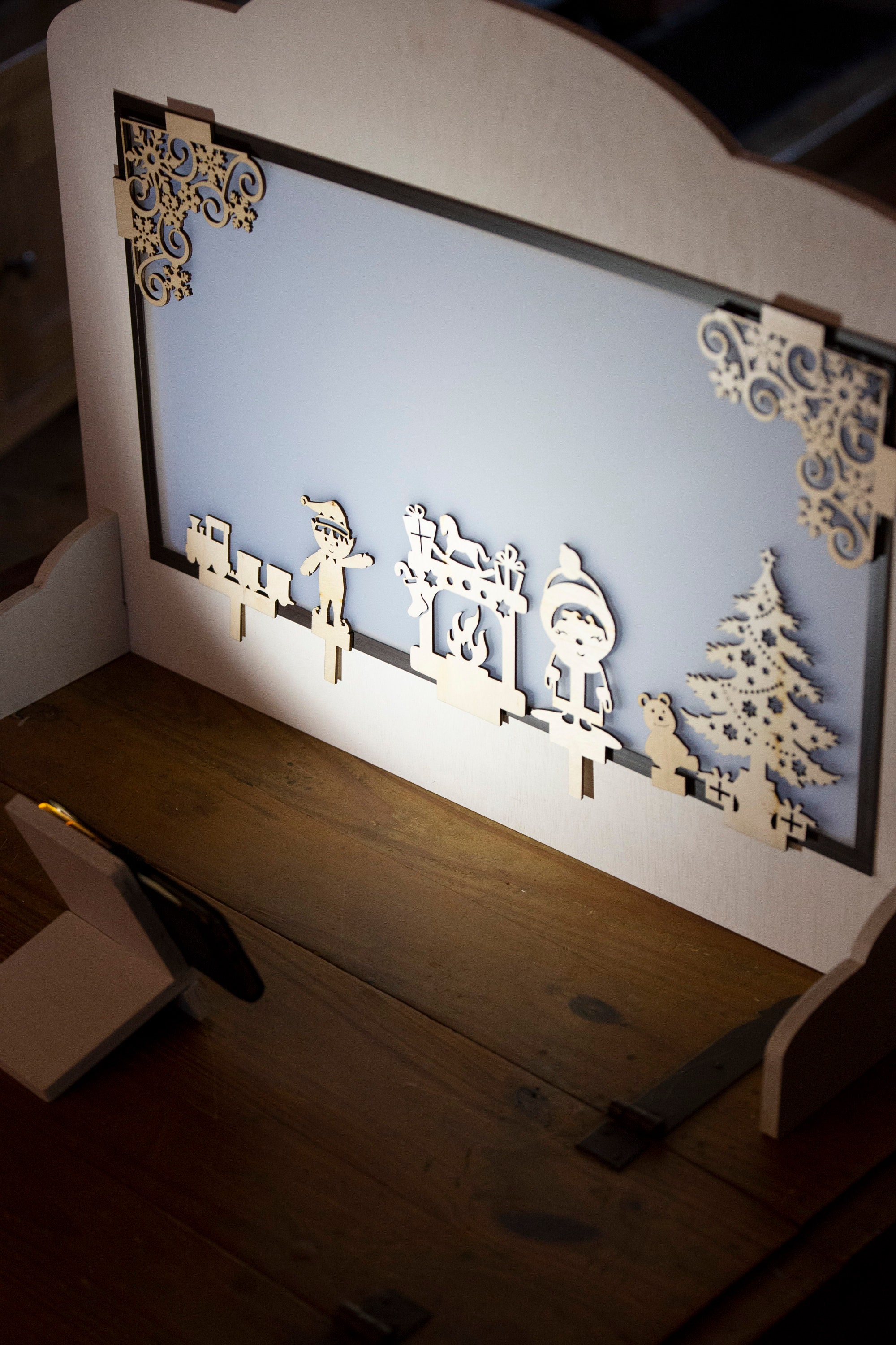 Shadow Puppet Theatre Christmas Wonderland Educational - Etsy UK