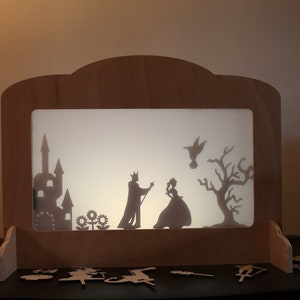 Shadow Puppet Sets, Fairy Tale Shadow Puppets, Wooden Play Set ...