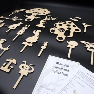 Shadow Puppet Sets, UK Woodland Puppets, Wooden Shadow Puppets ...