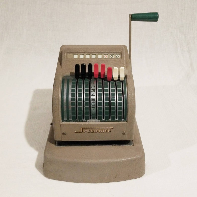 Vintage Hall-welter Speedrite 900 Check Writer. - Etsy