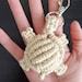 Macrame Turtle Keychain | Etsy