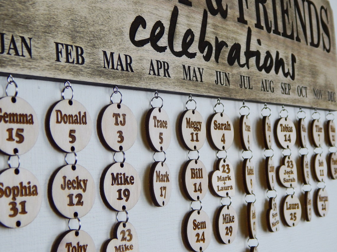 Customized Engraved Individual Disc Personalized Family - Etsy Australia