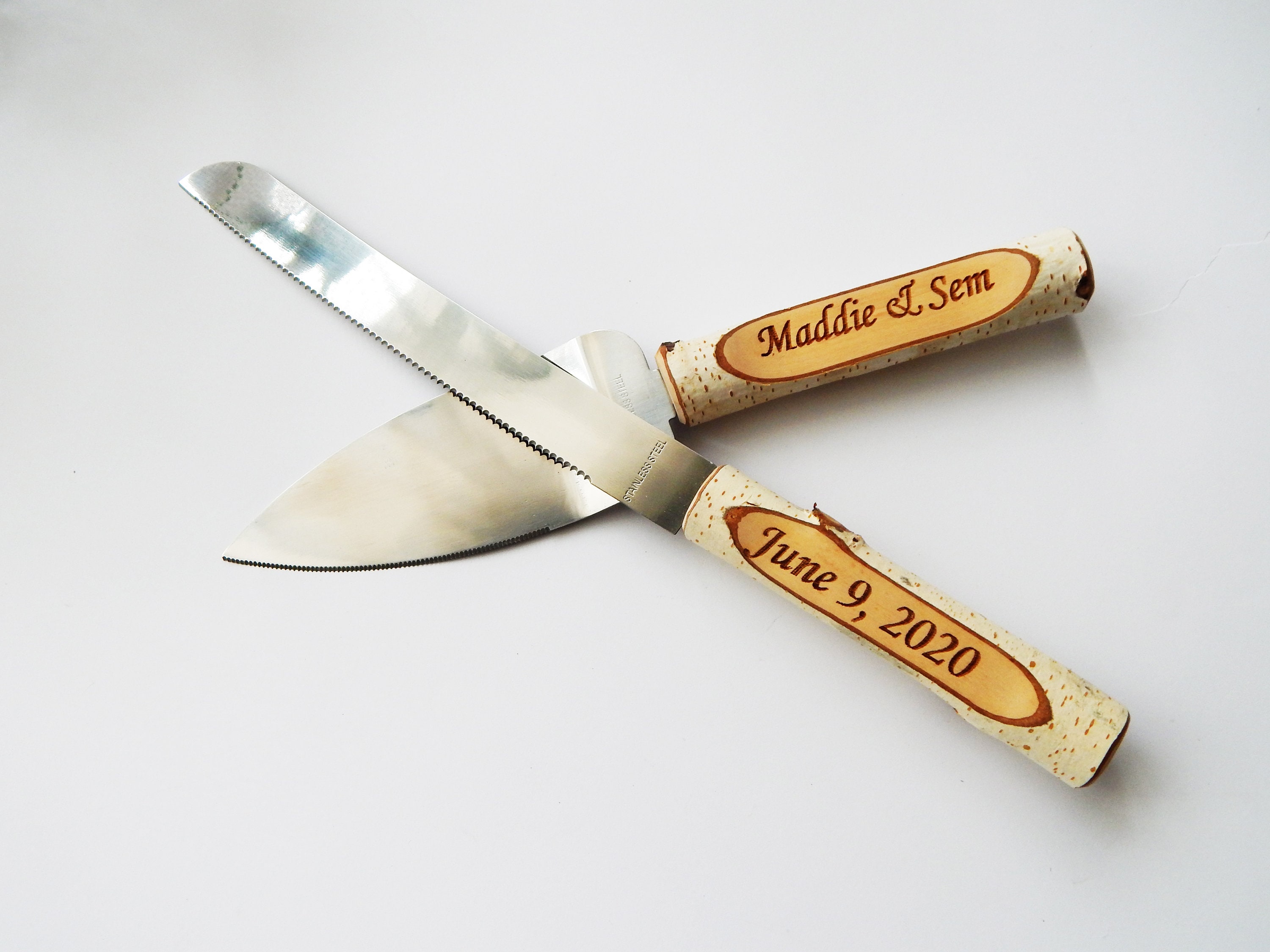 Wedding Personalized Knife Wedding Cake Set Cake Cutting - Etsy