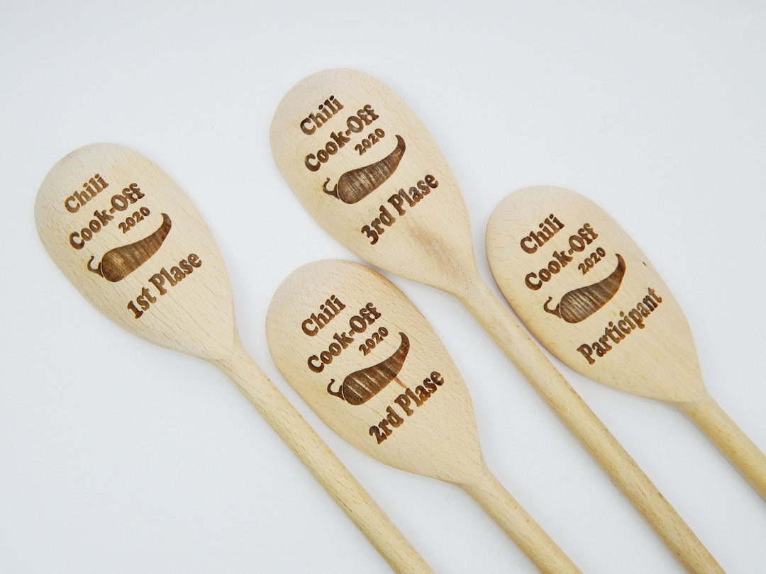 Chili Cook-off, Wooden Spoons, Personalized Wooden Spoon, Custom Wooden ...