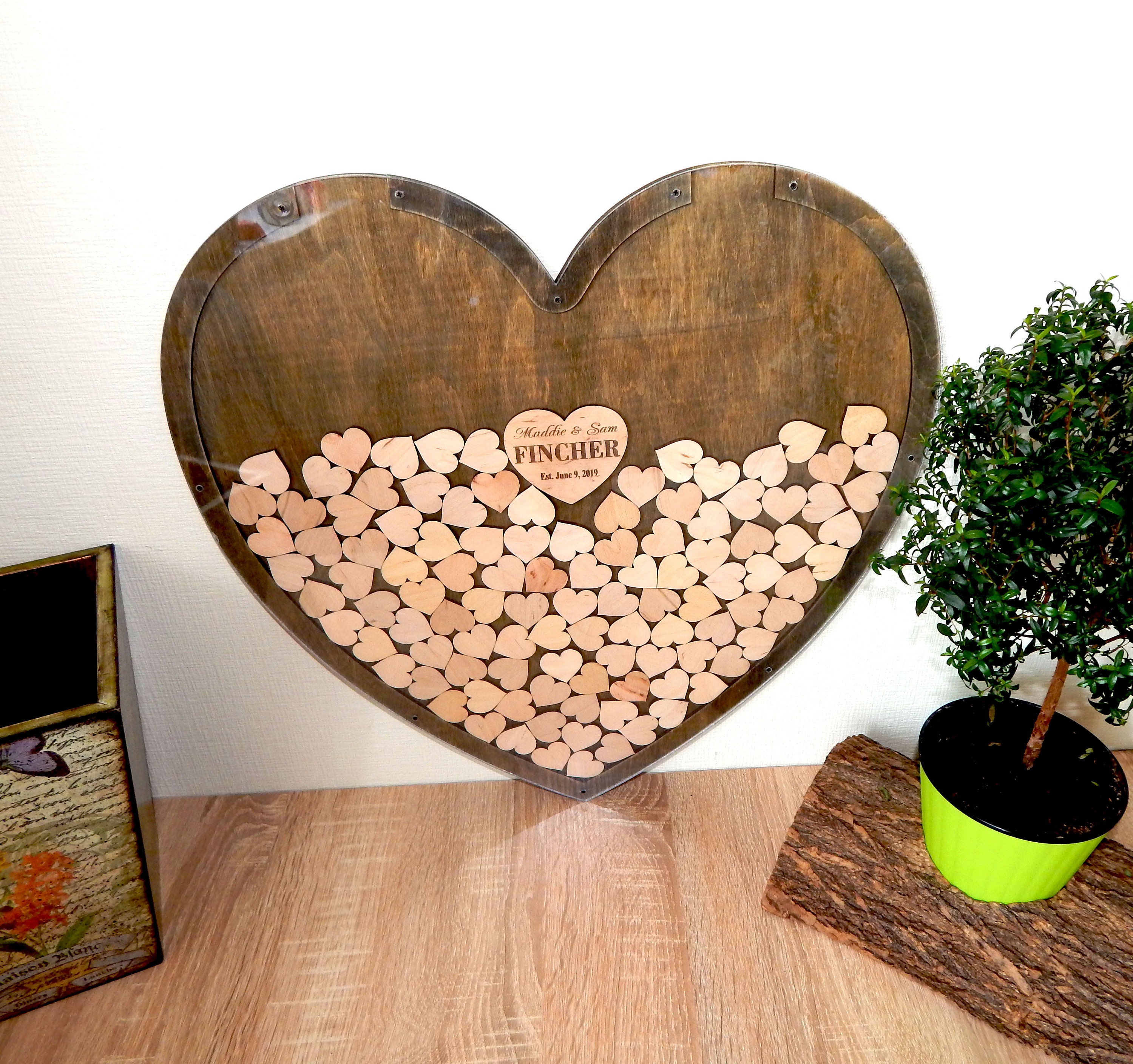 Wedding Guest Book Drop Box Wedding Guest Book Wedding Guest - Etsy