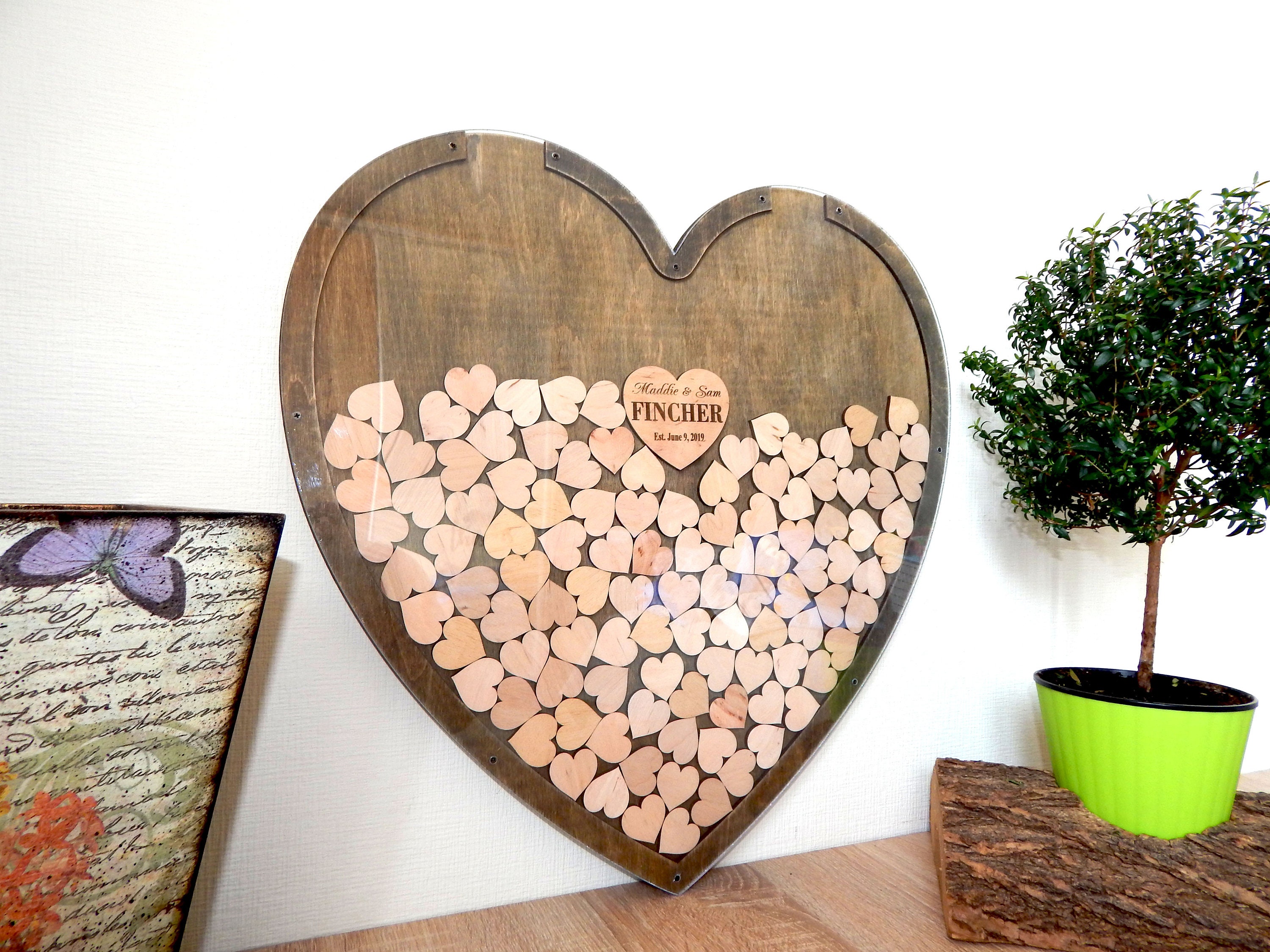 Wedding Guest Book Drop Box Wedding Guest Book Wedding Guest - Etsy