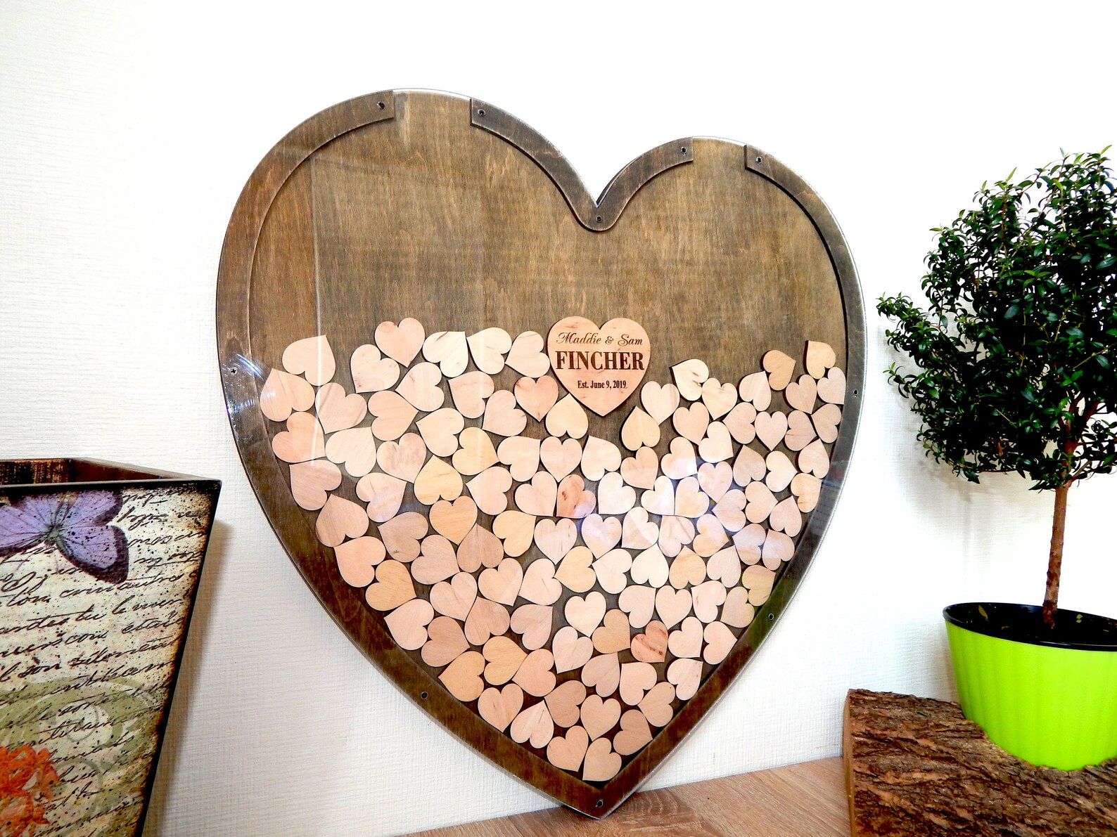 Wedding Guest Book Drop Box Wedding Guest Book Wedding Guest - Etsy