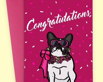 Congratulations dog | Etsy