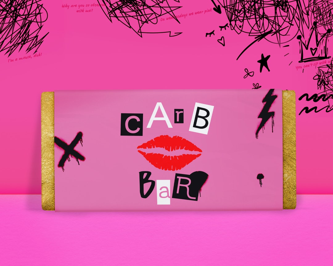 Mean Girls Candy Wrapper Chocolate Bar Wrapper Halloween Movie Night ...
