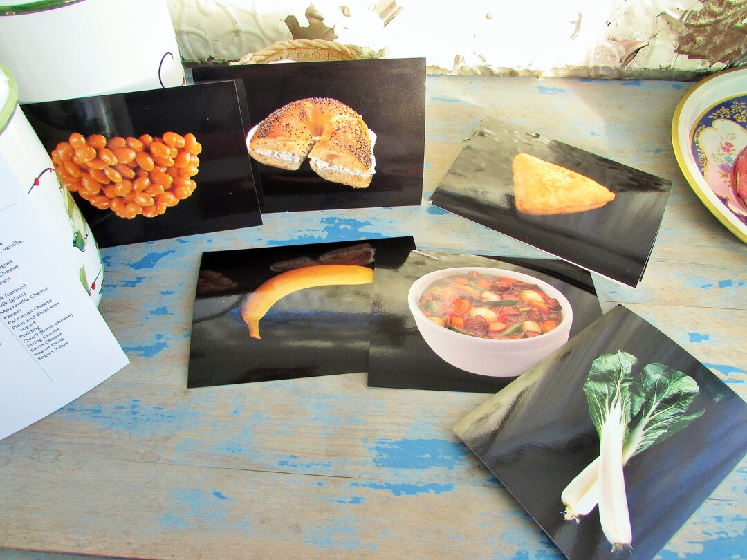 Learn Food Picture Cards - Etsy