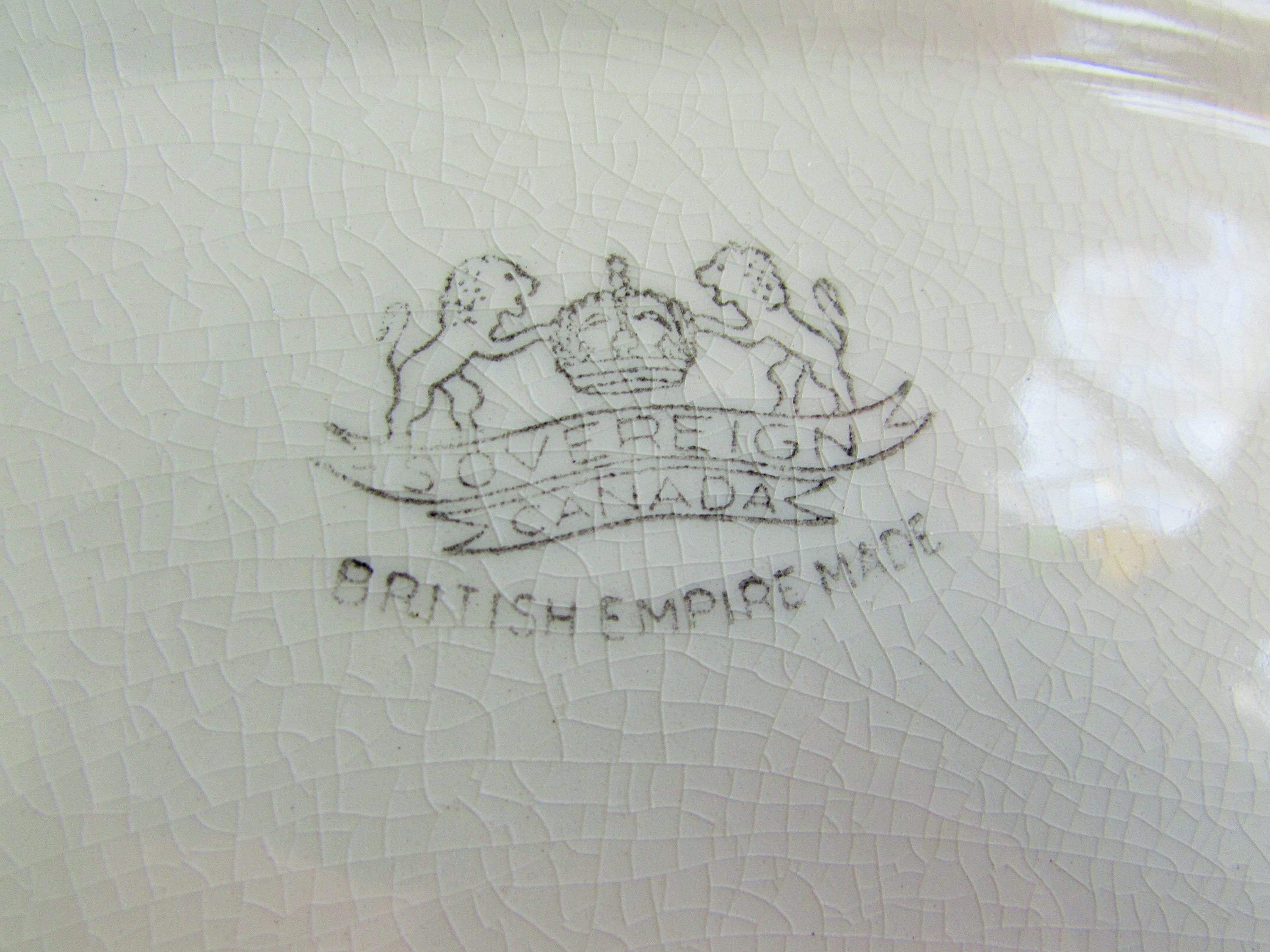 Sovereign Canada Platter British Empire Made - Etsy Canada