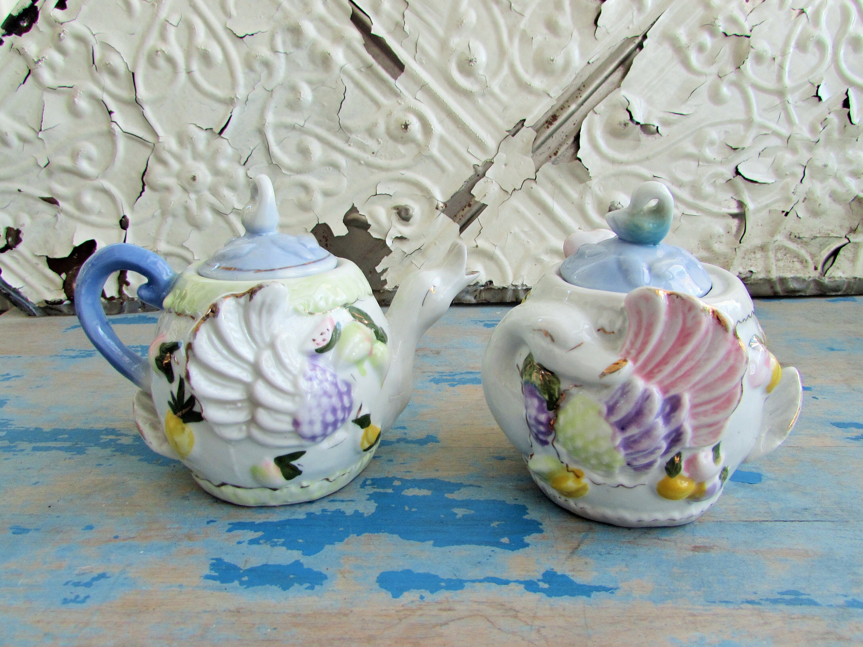 Whimsical Swan Creamer and Sugar Set - Etsy