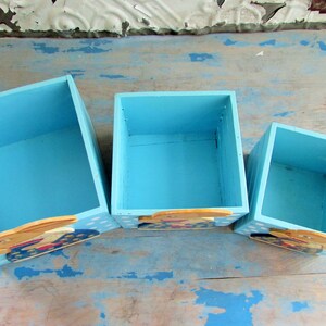 Three Wood Bunny Nesting Boxes - Etsy