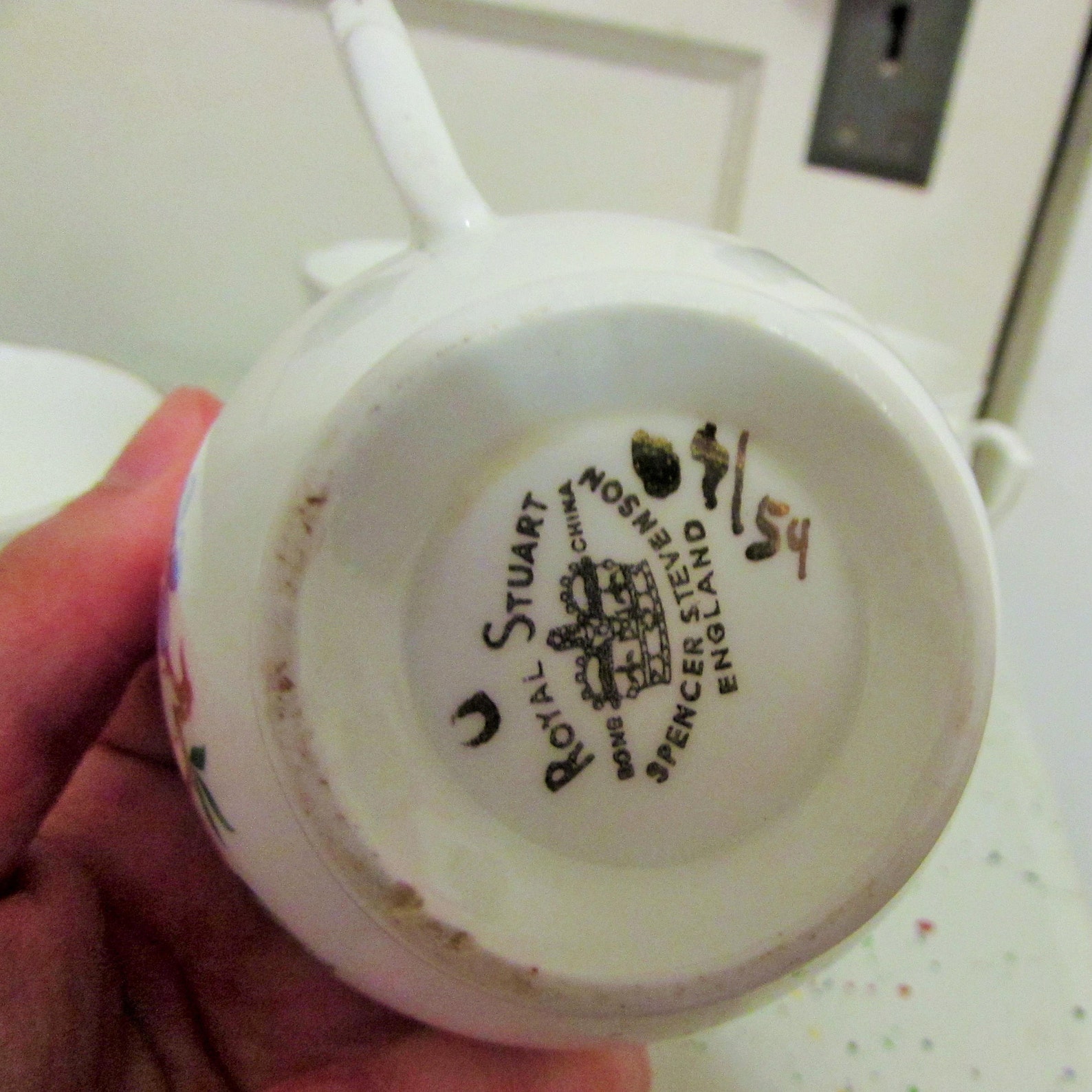 Five Royal Stuart Spencer Stevenson England Tea Cups | Etsy