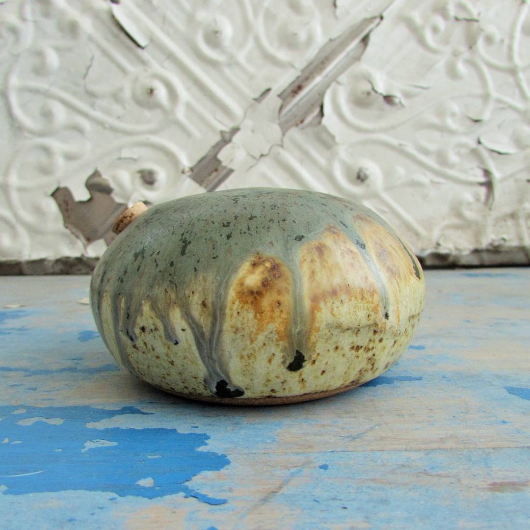 Rounded Pottery Vessel - Etsy