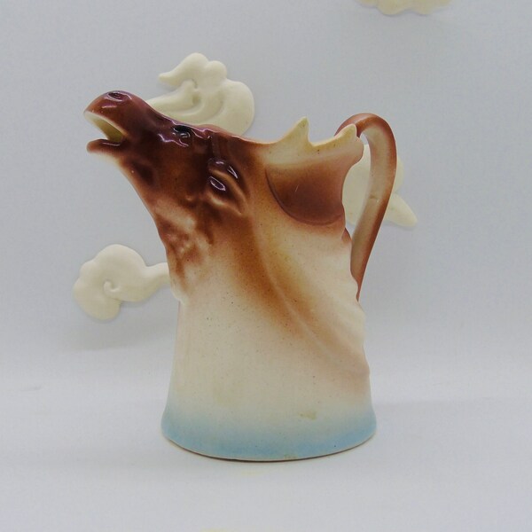 Czechoslovakia Pottery Pitcher - Etsy