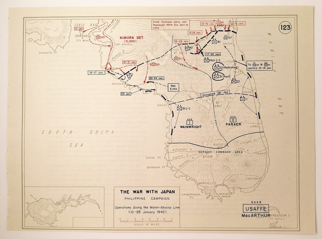 Philippine Campaign 1942 Japan Second World War Military - Etsy