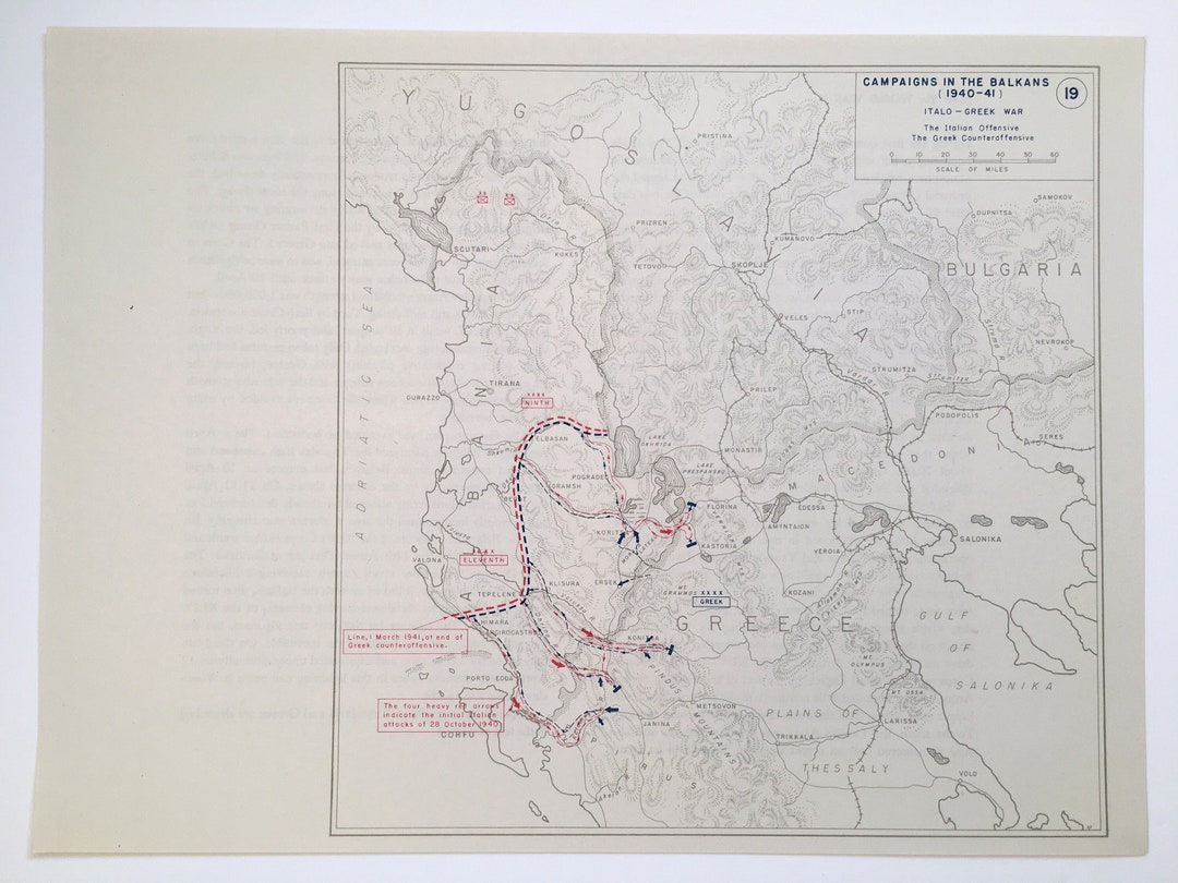 BALKANS CAMPAIGN 1940-41, Second World War, Military History, 1960s ...