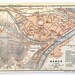 ENGLAND in 1065 Before Norman Conquest C. 1900 Small Antique Colour Map ...