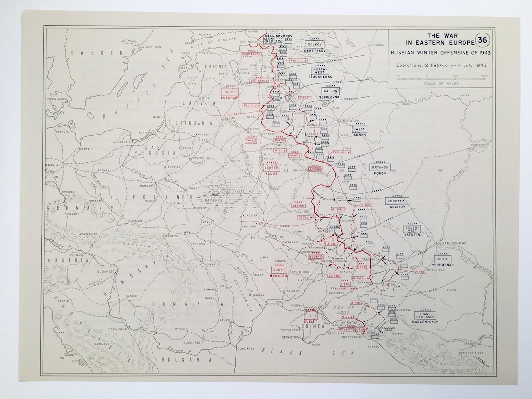 EASTERN FRONT 1943, Second World War, Military History, 1960s Vintage ...