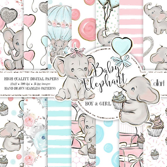 Craft Supplies & Tools Clip Art & Image Files Scrapbooking Newborn ...