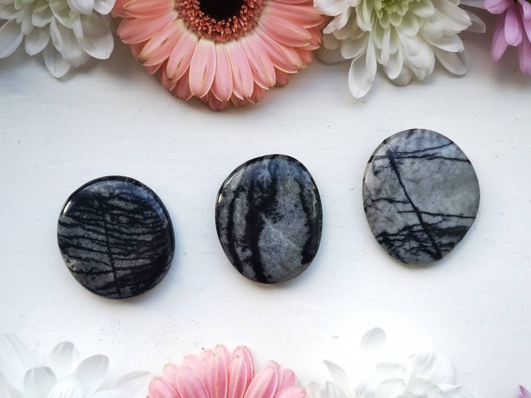 Spiderweb Jasper Palmstone, Ethically Sourced Crystals, Witchcraft ...