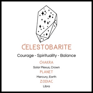 Celestobarite Crystal Tumblestone Tumbled Stone Crystal Healing Pink ...