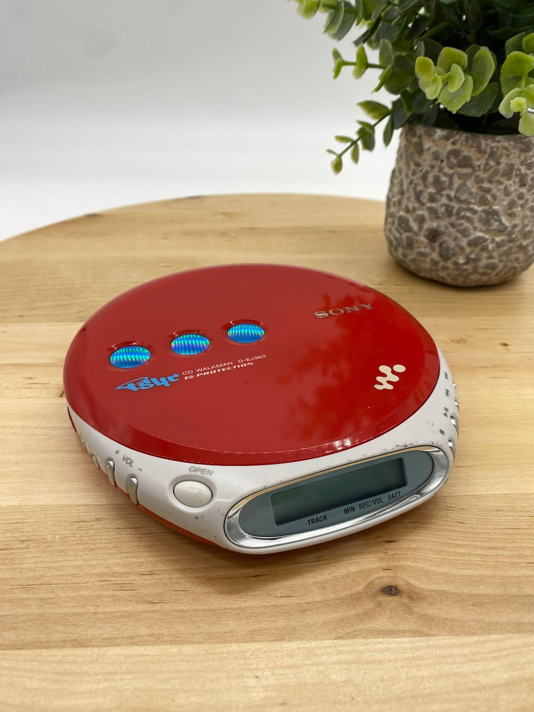 Sony D-EJ360 Walkman Portable CD Player Audio Red Blue Stereo - Etsy