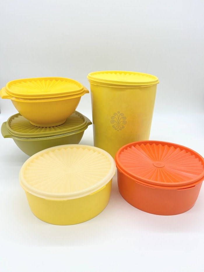 Vintage Tupperware Containers 13 Piece - Etsy