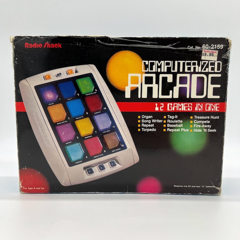 1980's Radio Shack Computerized Arcade - Etsy