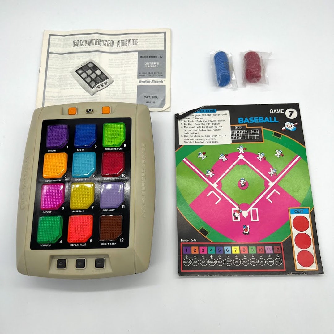 1980's Radio Shack Computerized Arcade - Etsy