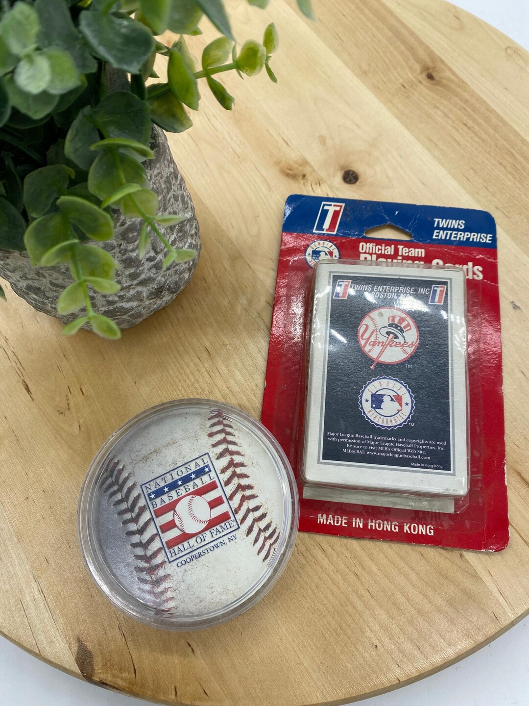 Yankees/baseball Themed Playing Cards Lot of 2 - Etsy