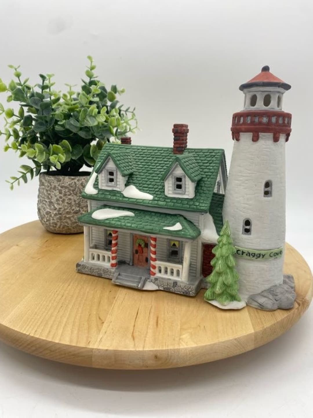 1987 Dept 56 New England Village Series Craggy Cove Lighthouse - Etsy