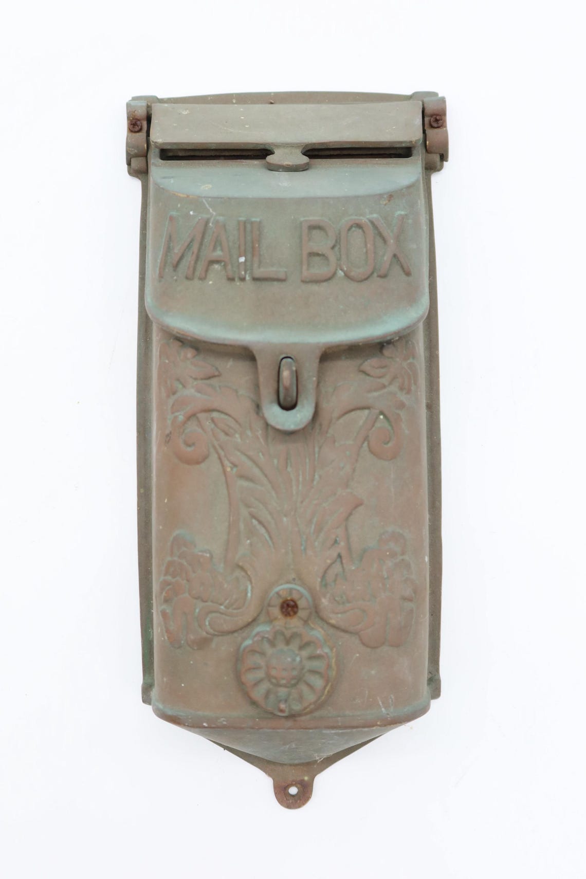 Antique Griswold Cast Iron Mailbox - Etsy