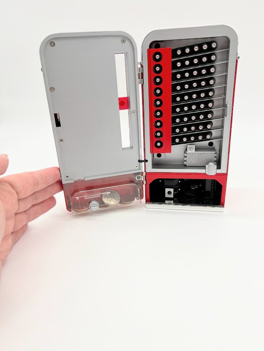 Vintage 1950's Replica Coca Cola Vendo Machine Coin Bank - Etsy