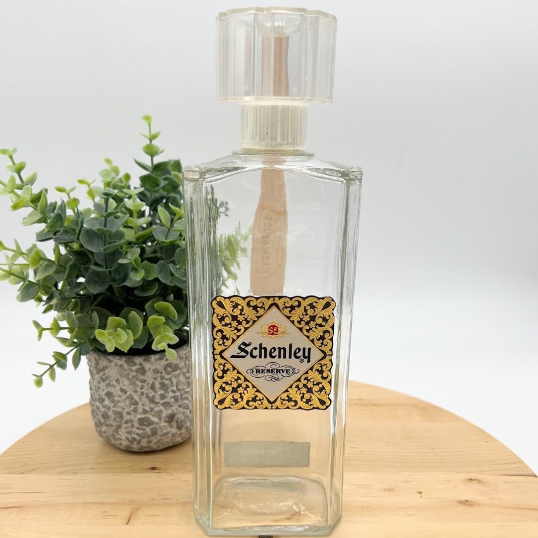 Vintage Schenley Reserve Whiskey Bottle - Etsy