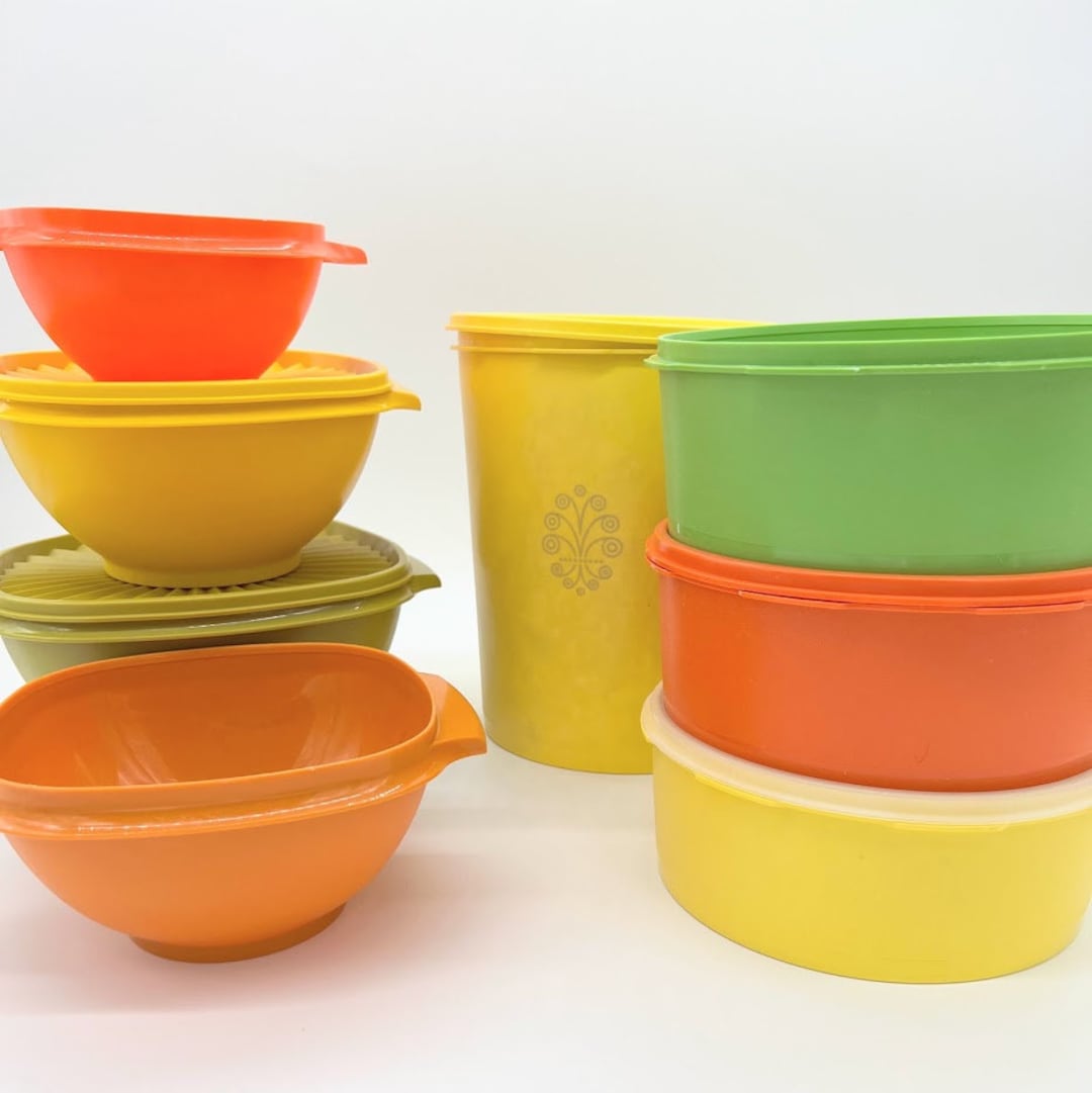 Vintage Tupperware Containers 13 Piece - Etsy
