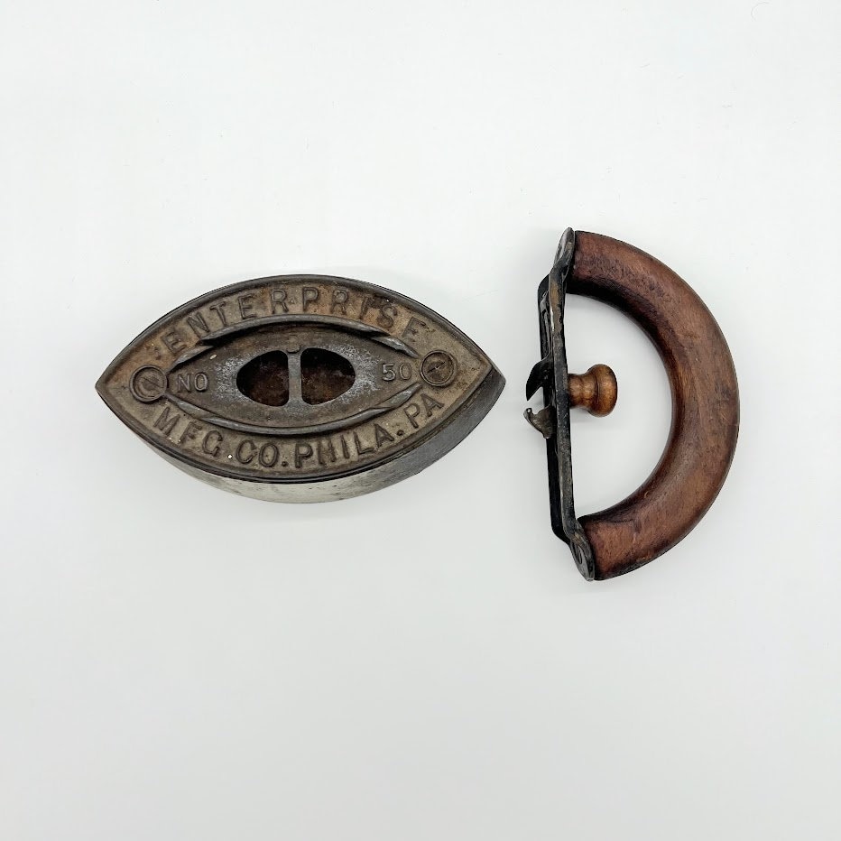 Antique Sad Iron by Enterprise Manufacturing Co. - Etsy