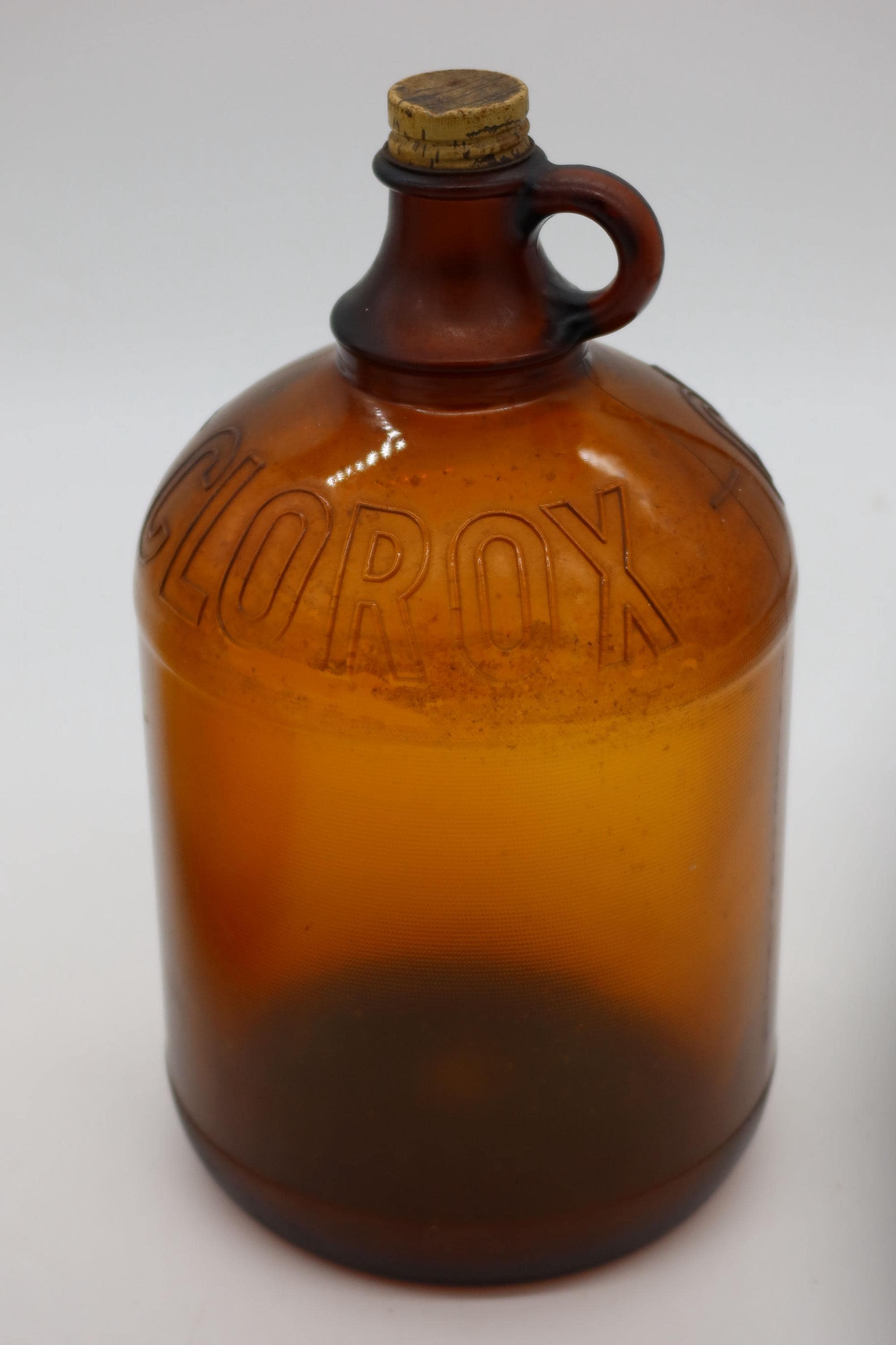 Vintage Glass Clorox Bottle Embossed Amber Brown Gallon Jug - Etsy